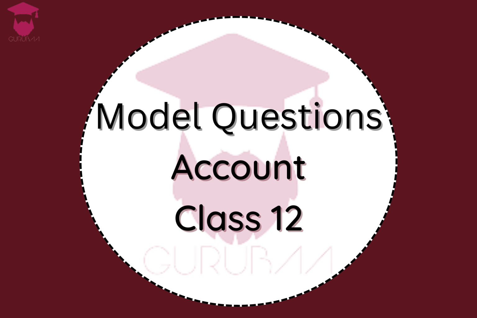 Class 12 Account NEB Model Questions Set A and Set B (2079 / 2080 ...