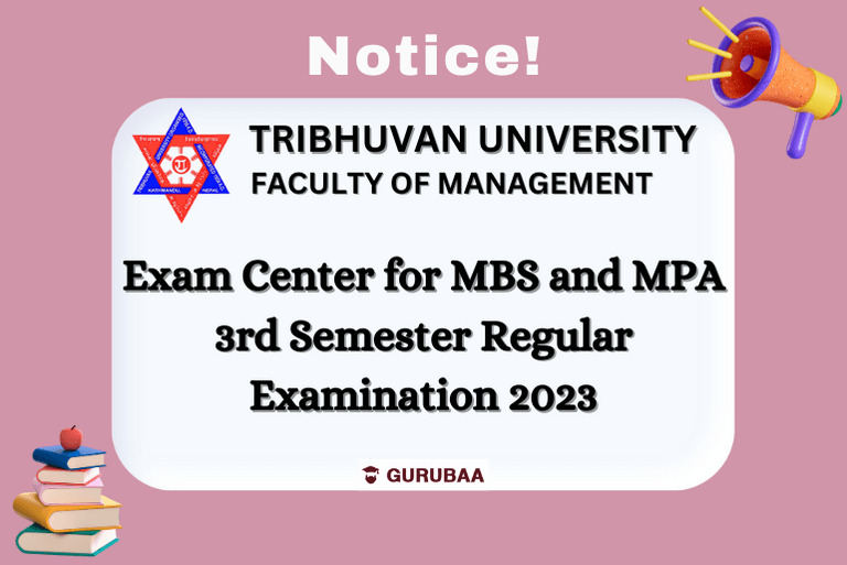 Exam Center for MBS and MPA 3rd Semester Regular Examination 2023 ...