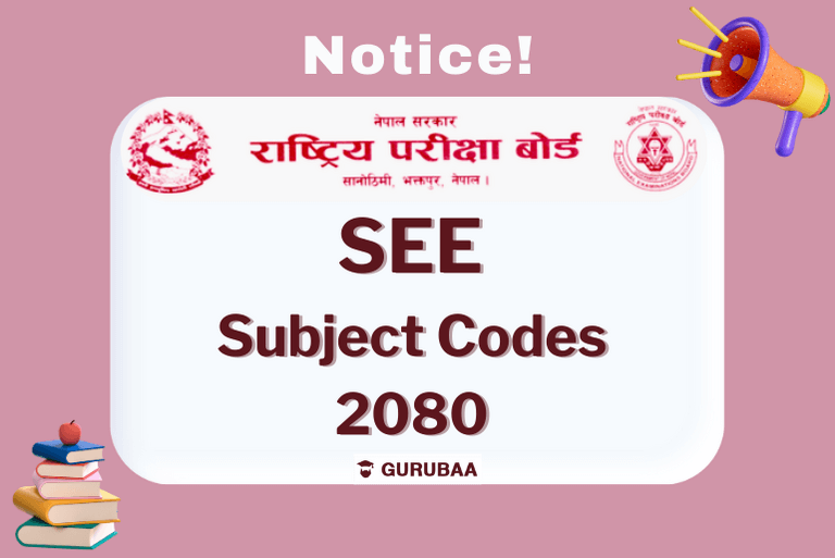 SEE Subject Codes 2080 - Gurubaa Learn