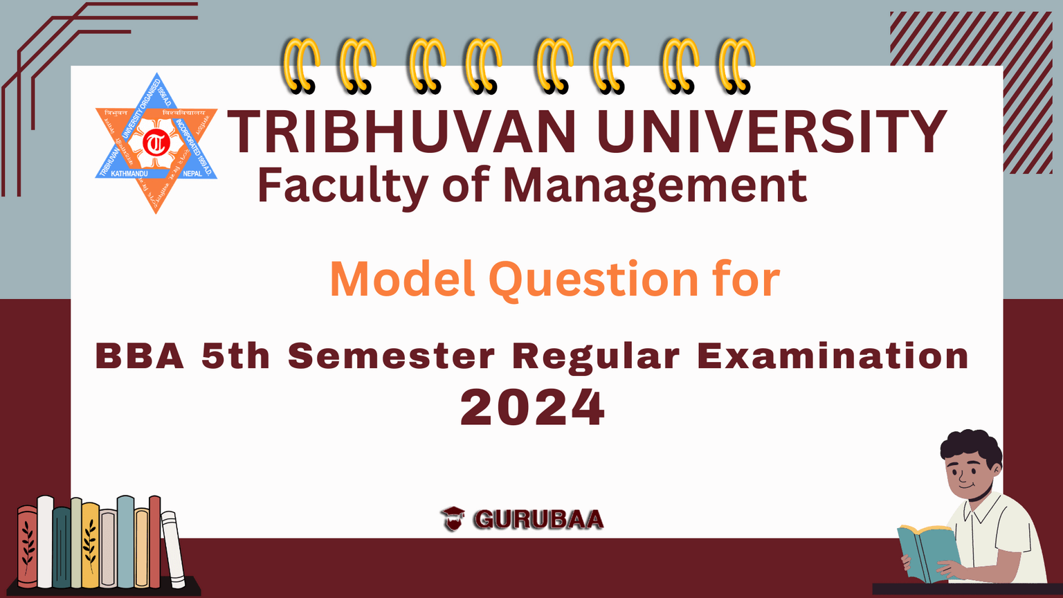 Model Question of BBA 5th Semester Regular Examination 2024 - Gurubaa Learn