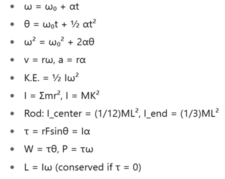 Chapter 1: Rotational Dynamics Class 12 Physics - Gurubaa Learn