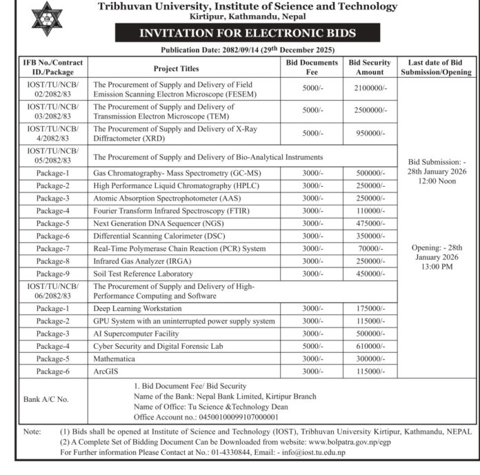 Invitation for Electronic Bids - Gurubaa Learn